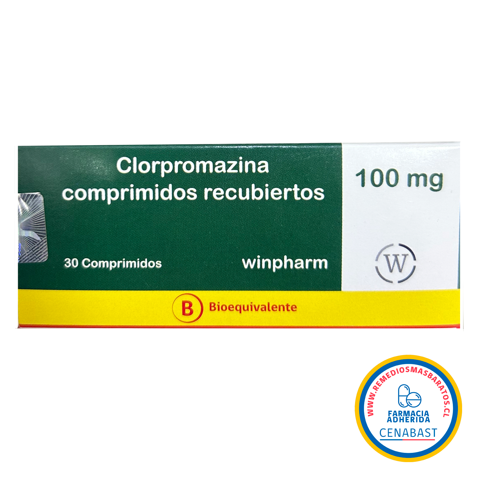 Clorpromazina Comprimidos Recubiertos 100mg Producto Cenabast ...