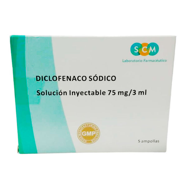 Diclofenaco Inyectable 75mg / 3ml – Farmacia El Quimico